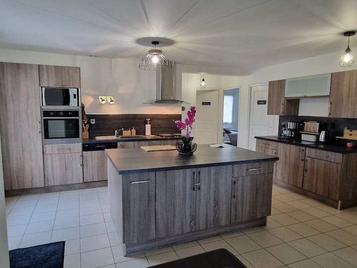 Gîte 3 éToiles, Proche Circuit 24h, 6 Pers., 3 Ch. - Le Mans