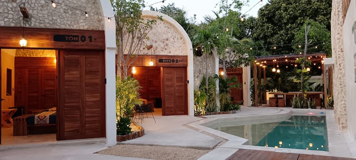 Boutique Room · Pool · Quiet Stay · Wifi - Bacalar