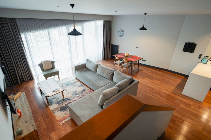 Chic 2 Br & 2,5 Bath In Beyoğlu; Pool, Spa, Garage - İstanbul