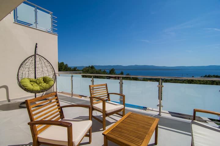 Villa Nikola-big Terrace 4 - Bol
