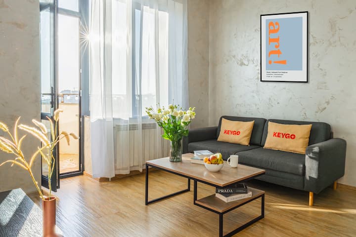1br: Serene View/balcony/self Checkin/keygo - Arménie