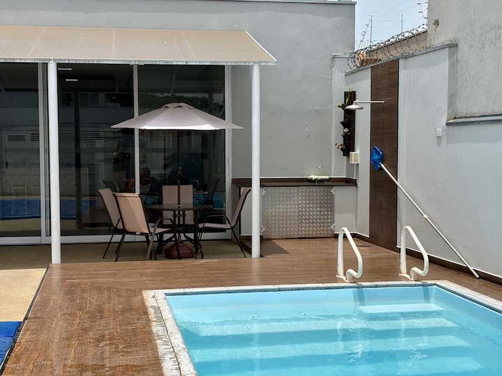 Casa Com Piscina Aquecida E Privativa - São Carlos