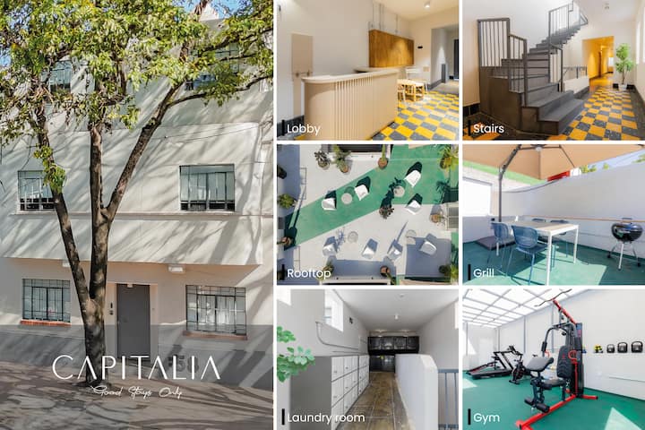 Capitalia | Nuevo Polanco, Patio & Pet Friendly - Mexico City