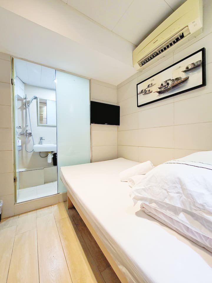 市中心精緻大床房，吃喝玩樂，就在附近 - Mong Kok