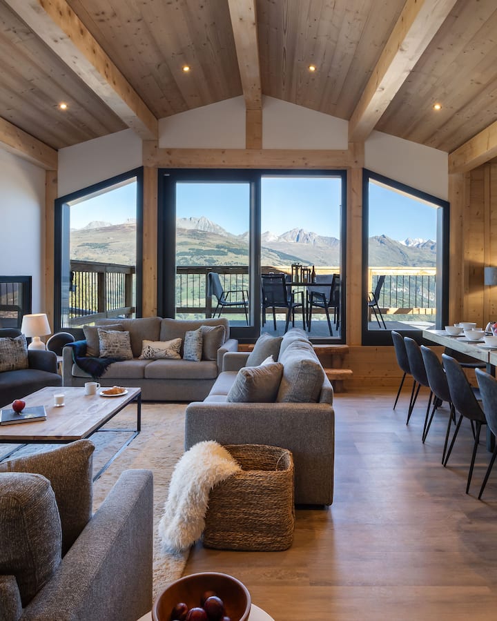 6 Bedroom Chalet, Spa, Sauna Les Coches/la Plagne - Arc 1800