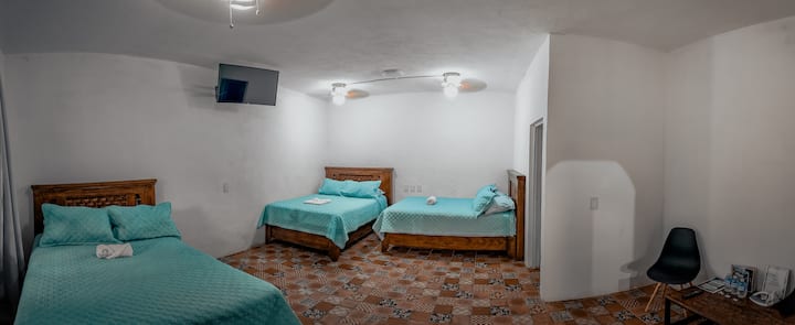 Habitación Triple Delux Tepoztlán Vista Montañas - 