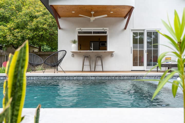 Zilker Pool Casita, Great For Sxsw - Bryker Woods - Austin