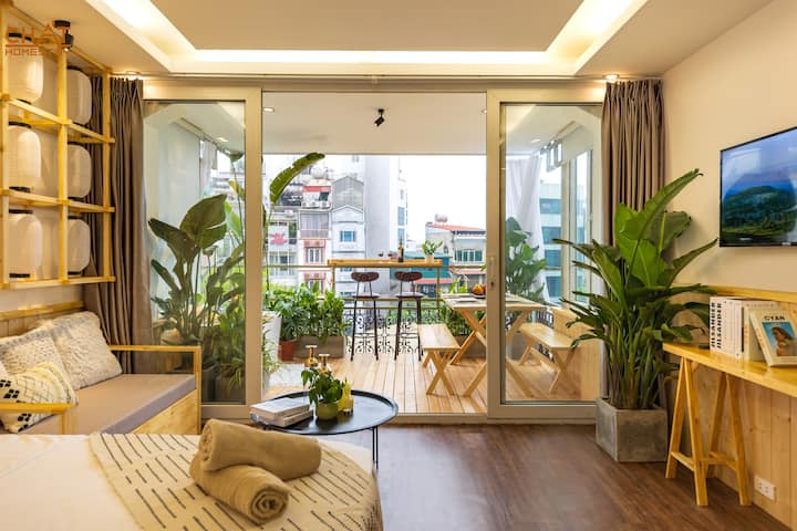 Oasis5*widebalcony*homecinema*bbq*bathtub - Hanoi