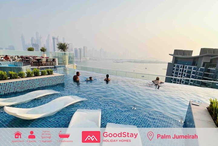 1bdr In Palm W/ Infinity Pool & Private Beach - Dubaj