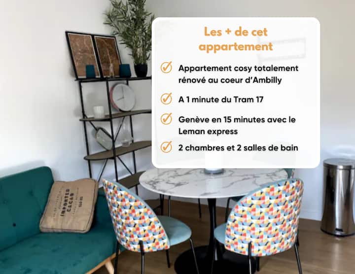 2br + 2 Bathroom Geneva / Tram 17 - Genf