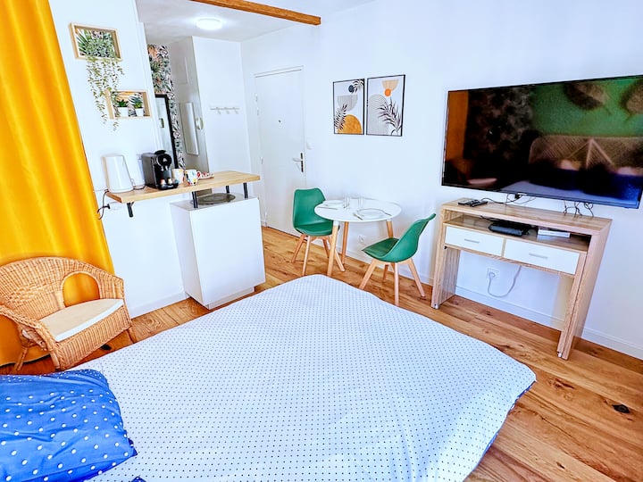 Studio Cosy Rénové Part-dieu Métro & Lyon 6 - Gare de Lyon Part-Dieu