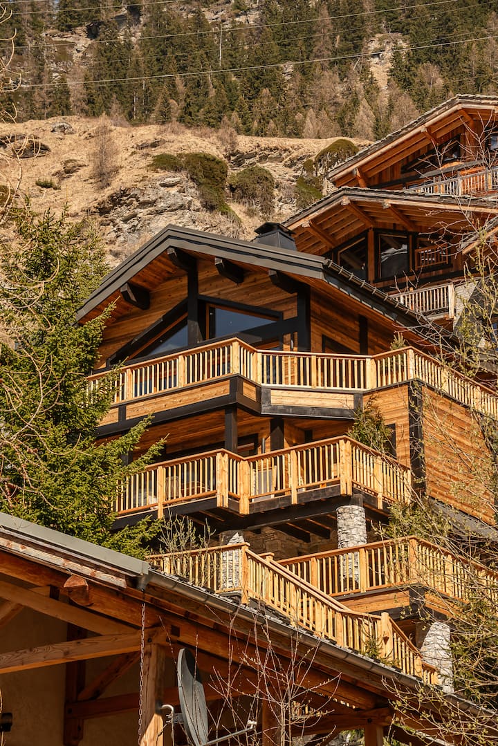 Chalet Luxe, Piscine, Jacuzzi, Sauna - 