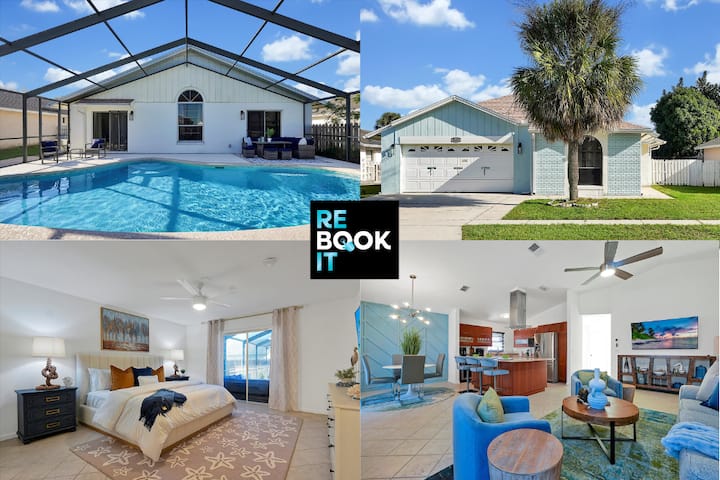 Beautiful Pool Home Near Disney And Universal - Aquatica Orlando, Kissimmee