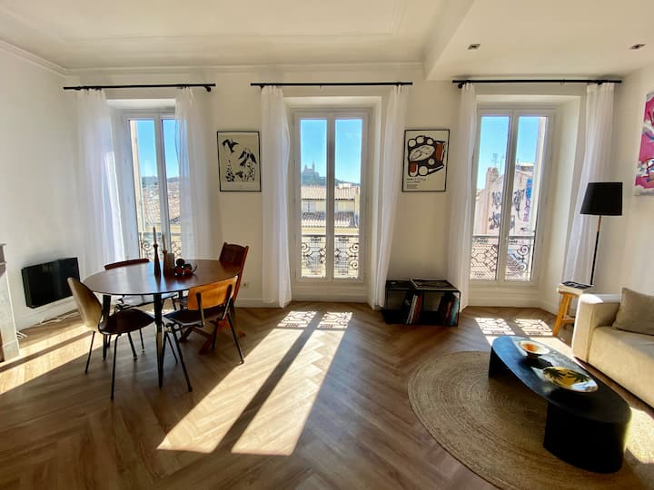 Appartement éLégant Avec Vue - Plages de Marseille Prado