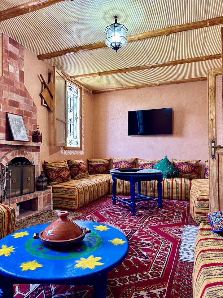 Villa Mouloud – Maison De Montagne Calme Cheminée - Maroc