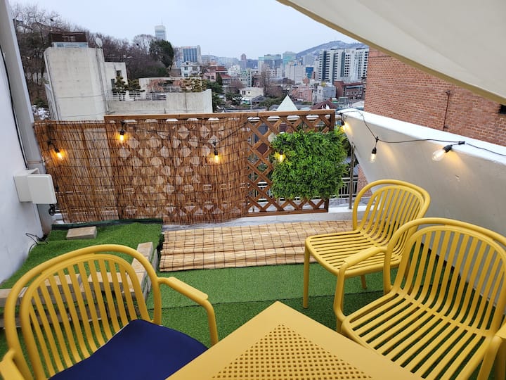 종로 도심의 4층 숙소/유명 관광지/Private Rooftop/옥탑방연대기/서울대학병원 - Seoul