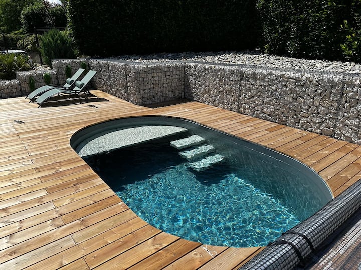 Maison Climatisée Avec Piscine à 5 Min D'annecy - Lake Annecy