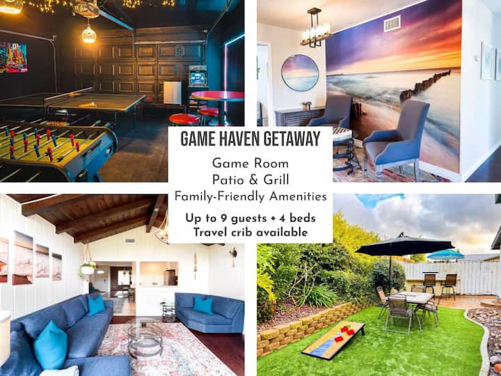 Game Room! Patio, Grill, Backyard, Family-friendly - San Diego, CA