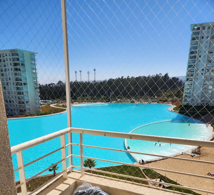 Espectacular Depto. Laguna Bahía - Algarrobo