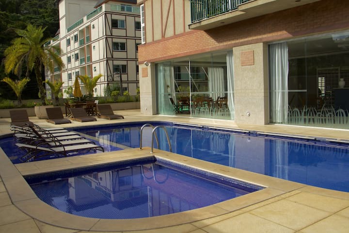 Apartamento Flat/estúdio No Resort Granja Brasil-1 - Petrópolis