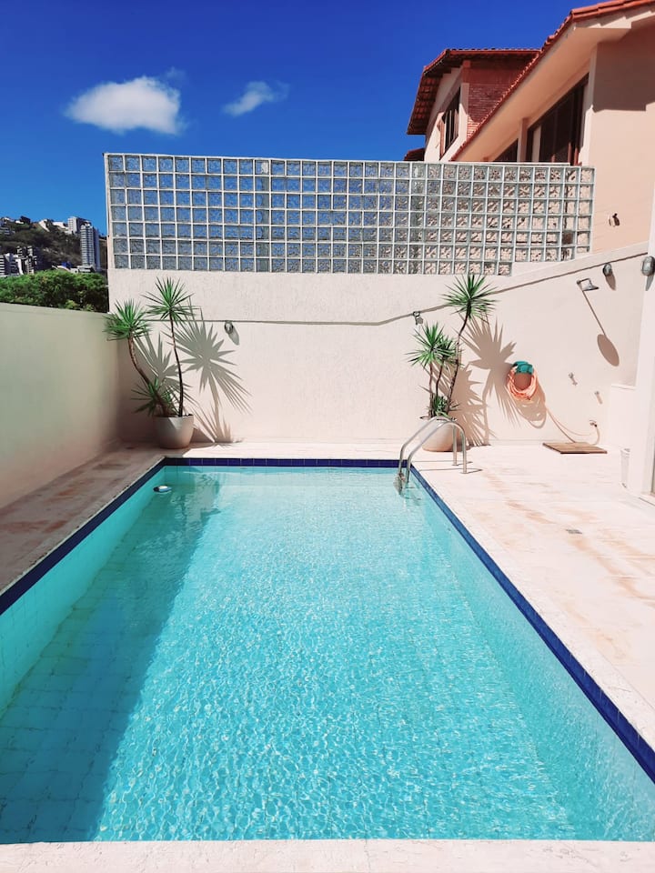 Linda Casa C/ Piscina Bairro São Bento 8 Pessoas - Belo Horizonte