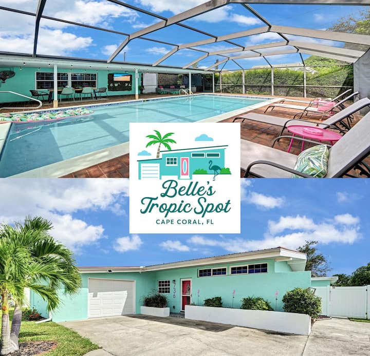 *Belle’s Tropic Spot* Heated Pool+ Canal View! - Sanibel Island, FL