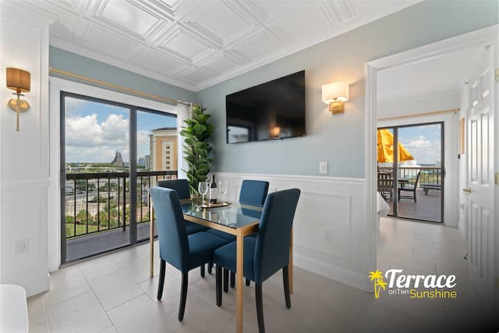 Enjoy Private Sunsets & Fireworks At 2br Penthouse - Universal's Volcano Bay, Winter Garden