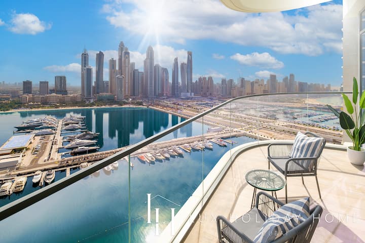 Lux | The Marina Vista Beachfront Suite - Dubai Marina