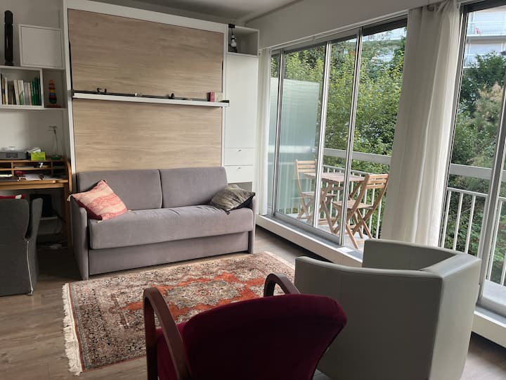 Studio, Quiet/private W/t Balco, Sep. Kit & Bathr - Brochant - Paris