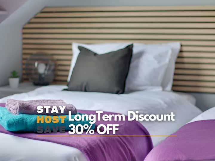 Long-term 30% Off | 6 Beds +Sofabed | Free Parking - Sheffield