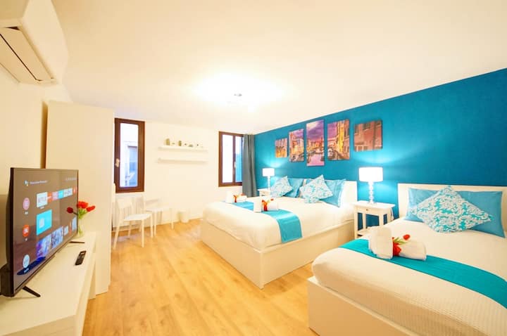 3 Chambres: 1 Minute Place San Marco, Wifi Et A/c - Venice