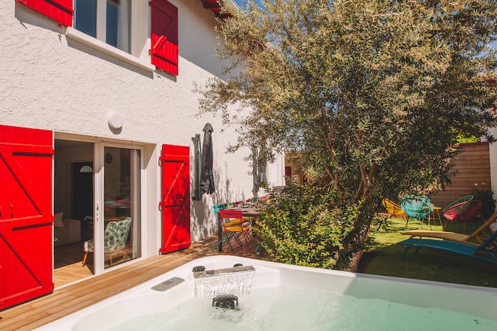 Maison Coeur De Village Avec Jacuzzi - Soustons