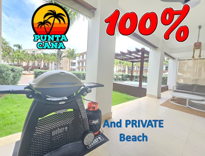 Hermoso Apartamento W/bbq &  Playa - Punta Cana