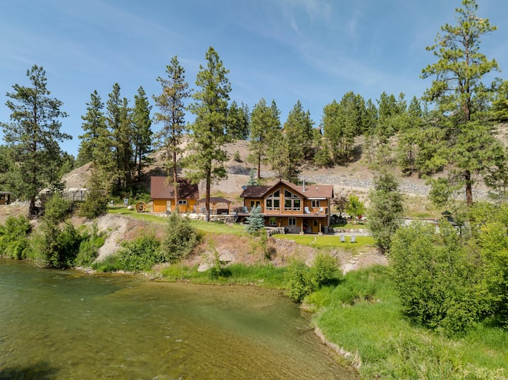 Imagine Your Gathering 20' From Lakefront River! - Eureka, MT