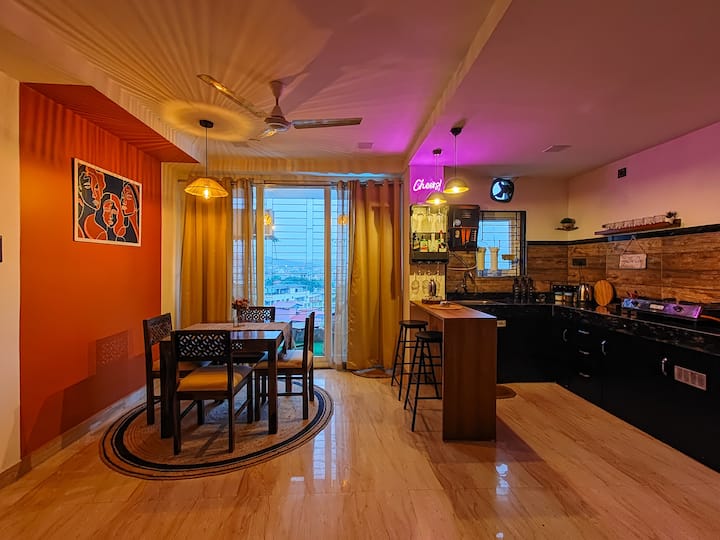 Bohème Stays ~ 3 Bhk Unit In Chandmari With A View - Guwahati