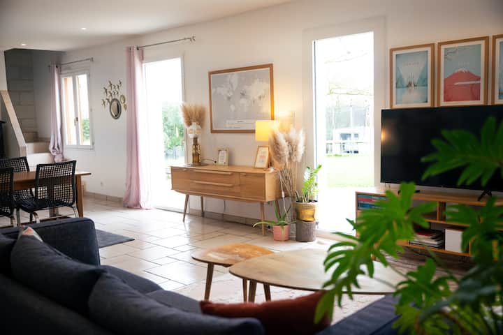 Grande Maison Cosy Proche Angers & Bords De Loire - Maine-et-Loire