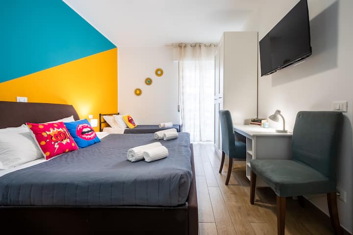 Bilocale Con Vibrazioni Pop Art | Self Check-in - Vérone