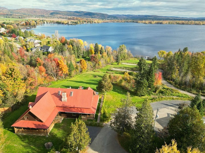 Luxe Avec Vue, Piscine, Lac, Spa, Sauna, Billard - Quebec