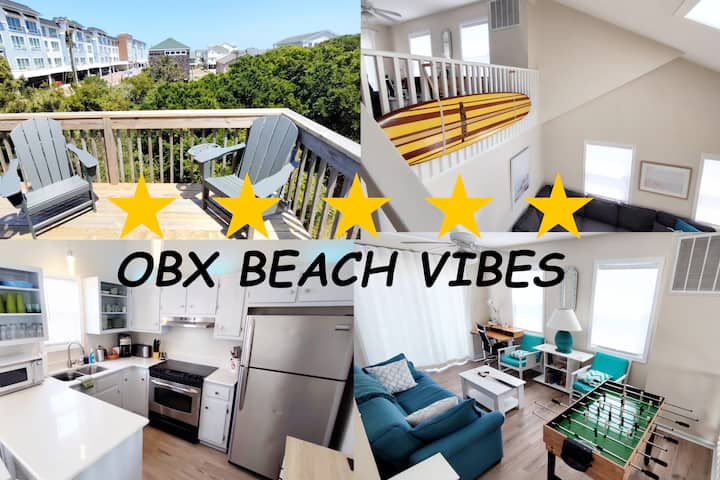 Obx Beach Vibes - Walk To Beach - Nags Head, NC