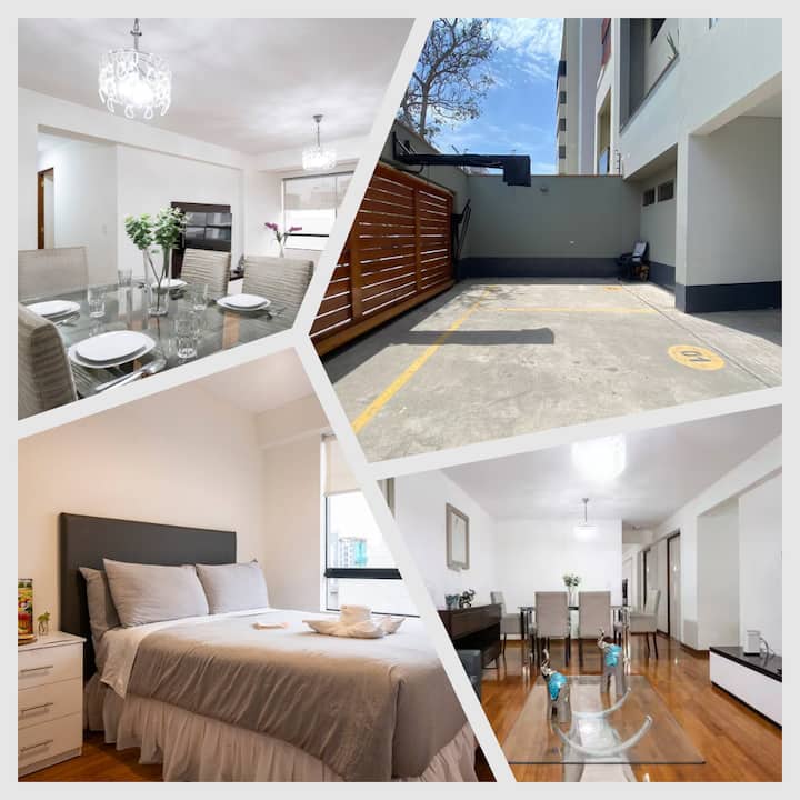 |Centric & Family| 3br 2 Parking Kitchen Laundry - Perú