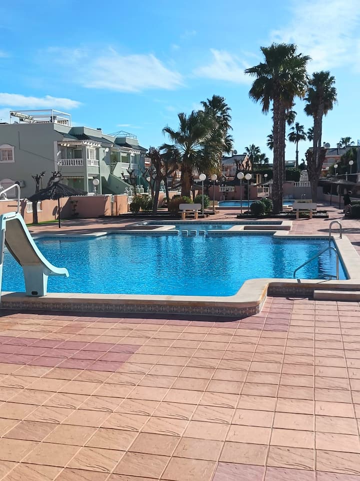 Bgw Con Terraza En Esquina, Piscina En La Playa - Aéroport d'Alicante (ALC)