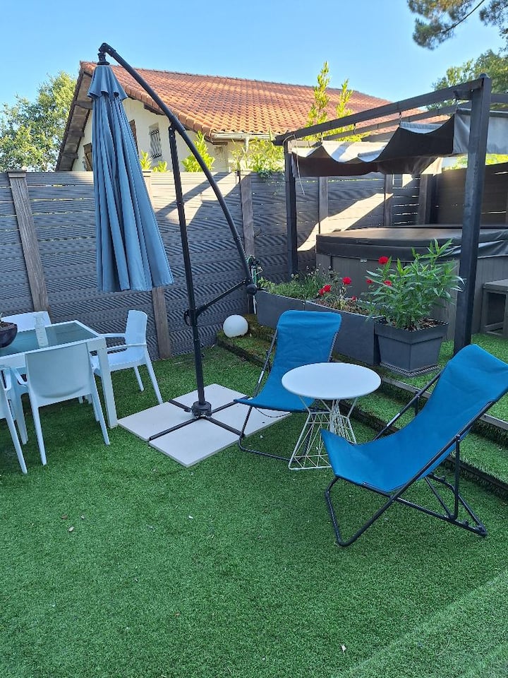 Bassin Arcachon Tout à Pied 8 Pax Jacuzzi, Parking - Andernos-les-Bains