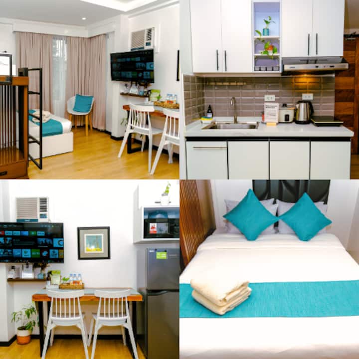 Studiounit 201 W/ Wi-fi, Netflix, Kitchen, Parking - Las Piñas