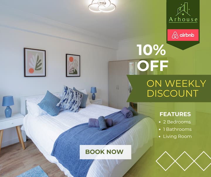 Modern Apt W Kingsize Bed Near Arsenal Fc Stadium - Bloomsbury