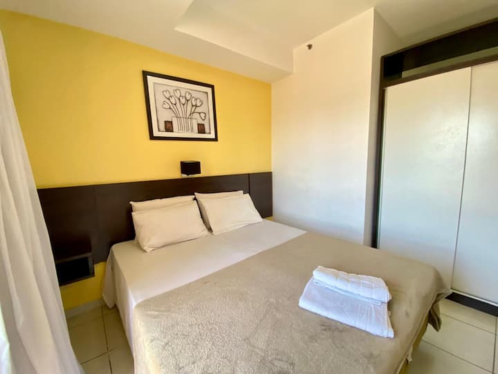 Belo Apartamento Com Ar. Varanda Frente A Usp 912 - Bauru
