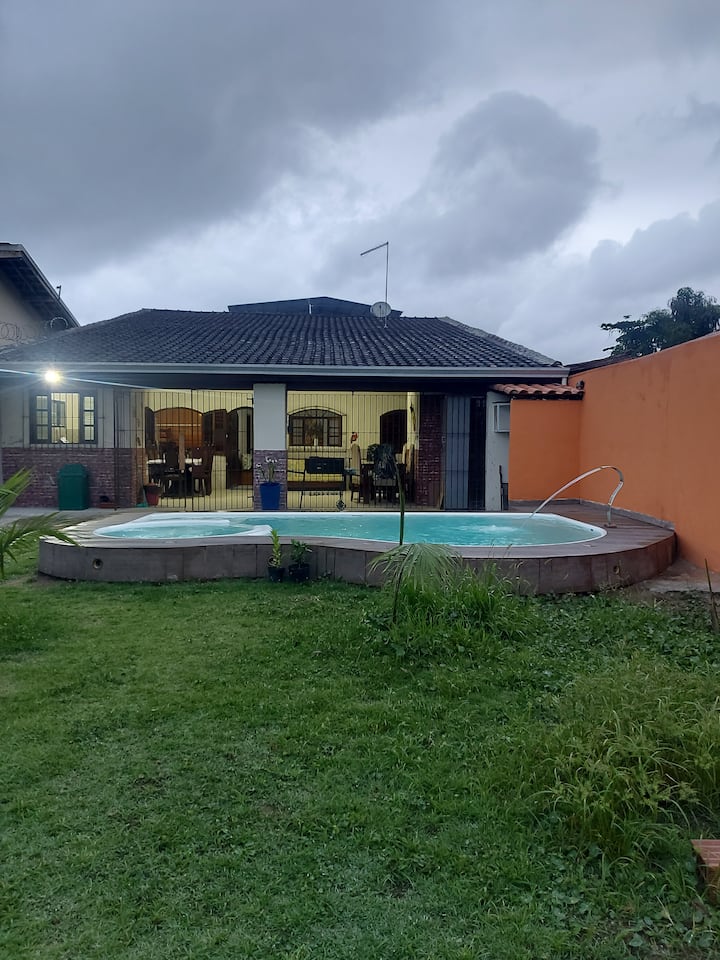 Casa Das Palmeiras 350m Da Praia - Piscina - Ubatuba