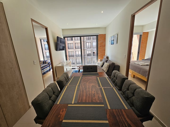 Dpto Zona Financiera: Coworking, Gym Y Parking Sub - Guadalajara