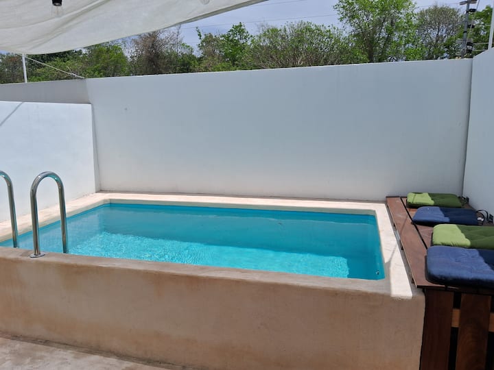 Casa Familiar C/alberca Privada - Playa del Carmen