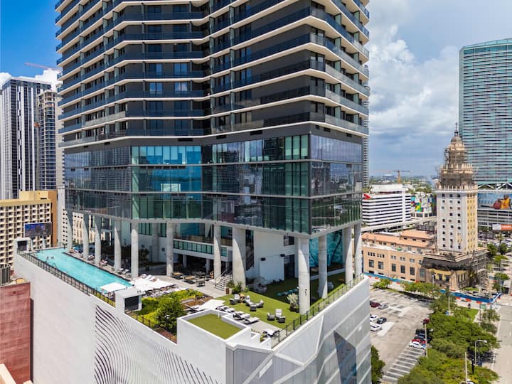 Iconic Bayview · Pool · Miami Skyline · #1617 - Miami