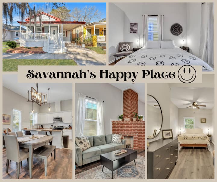 1920s Savannah Home Modern Amenities Dog Friendly - Savannah, GA